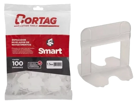 Clips Nivelador De Piso 1.5mm Smart C/100un Cortag - Dauge Materiais De ...